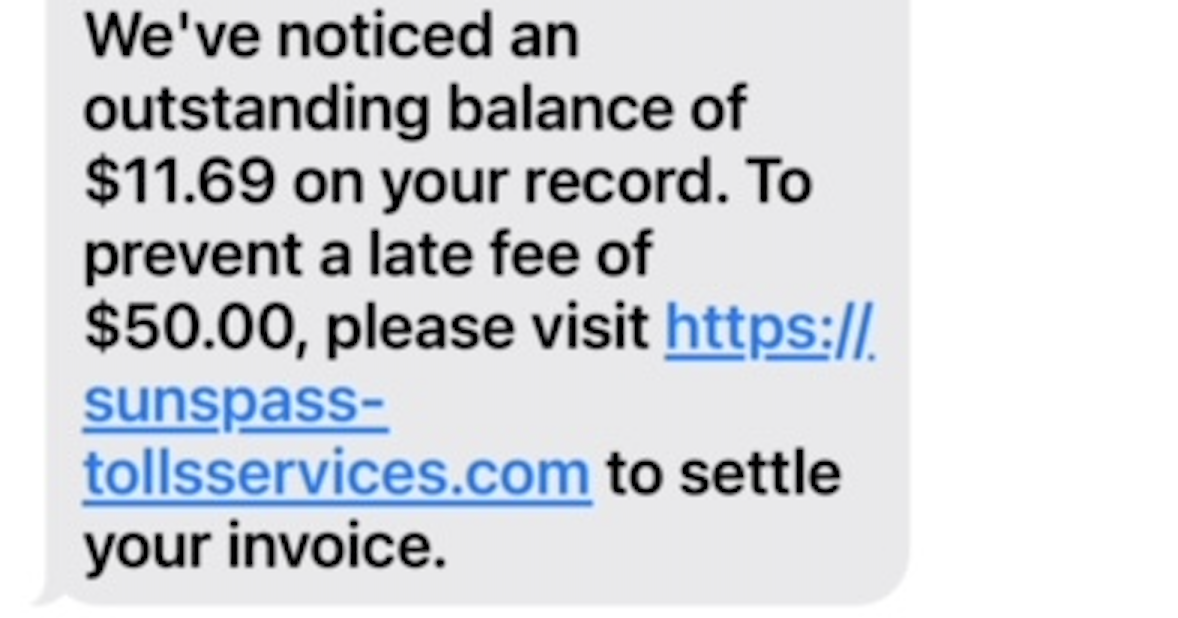 Nebraska Attorney General's Office warns of toll roads scam text messages