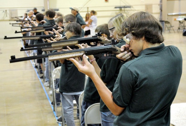 Youth take a shot at 4-H shooting sports event