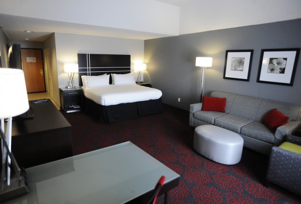 Holiday Inn Express renovation, added convention space near completion