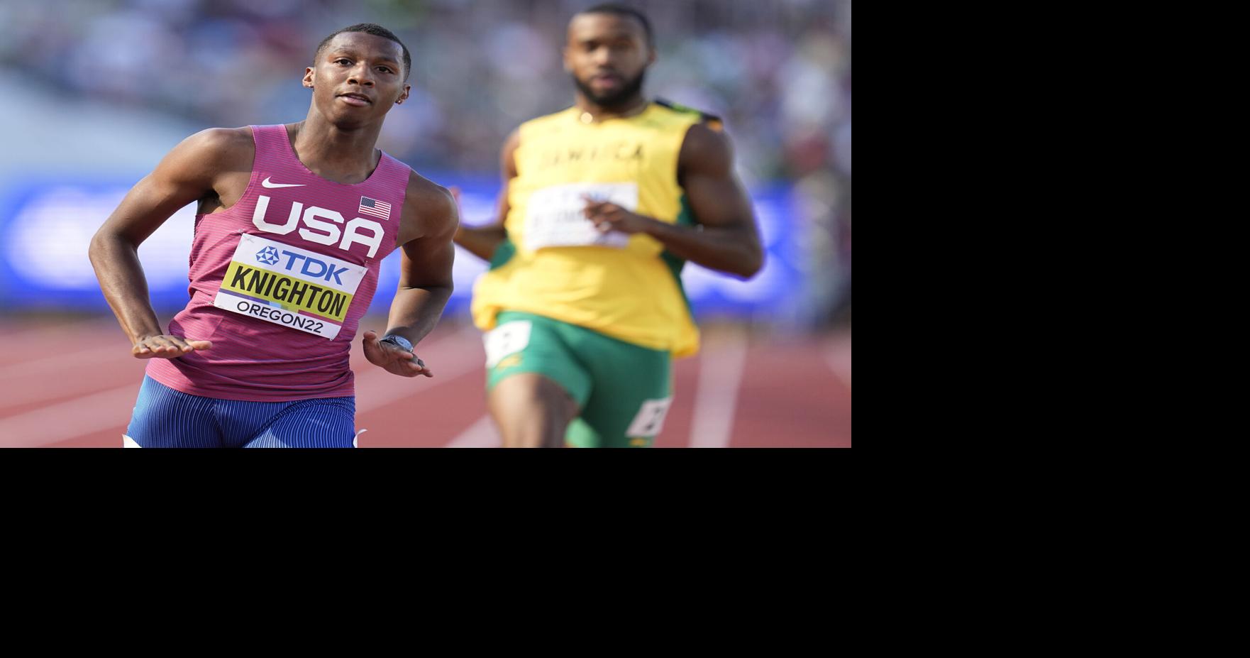 Teen sprinter Knighton already breaking Bolt's youth records