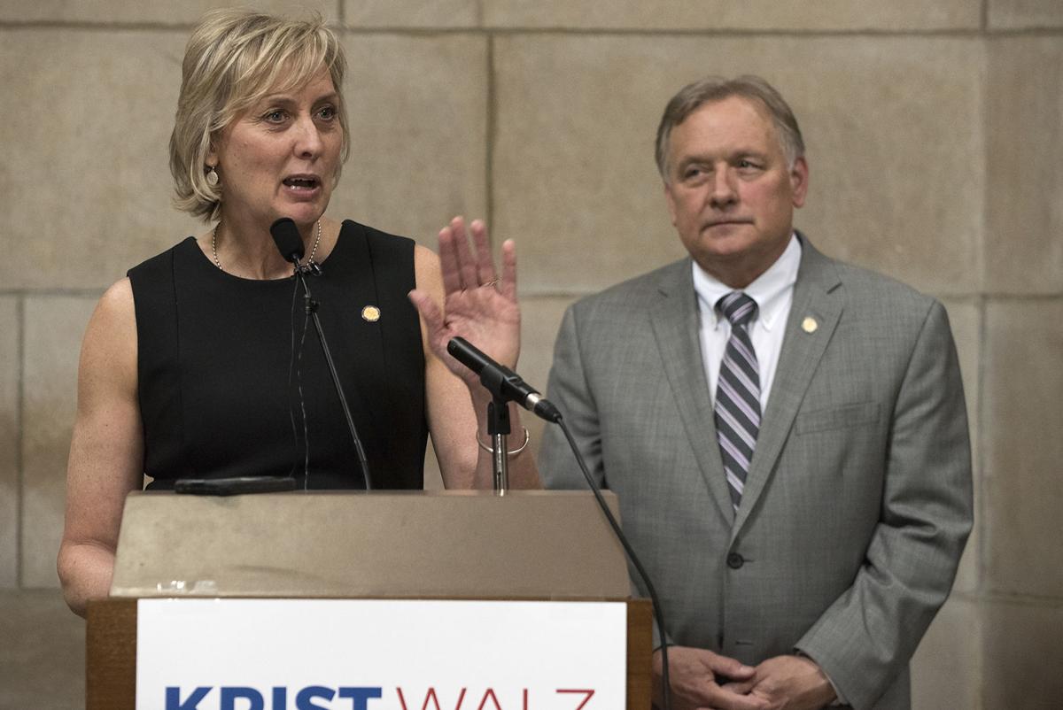 Sen. Walz announces re-election bid