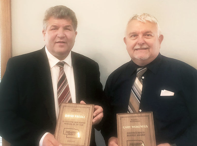 Friedli, Wockenfuss honored with regional principal awards