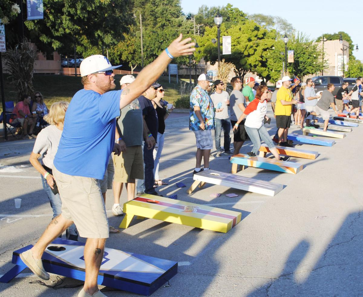 Area residents enjoy PHF cornhole event