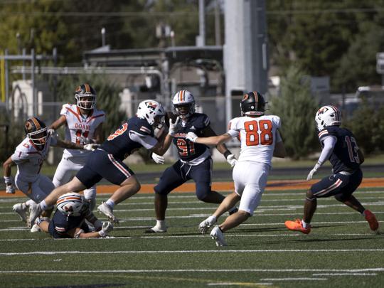 Doane rallies to knock off Midland with late score