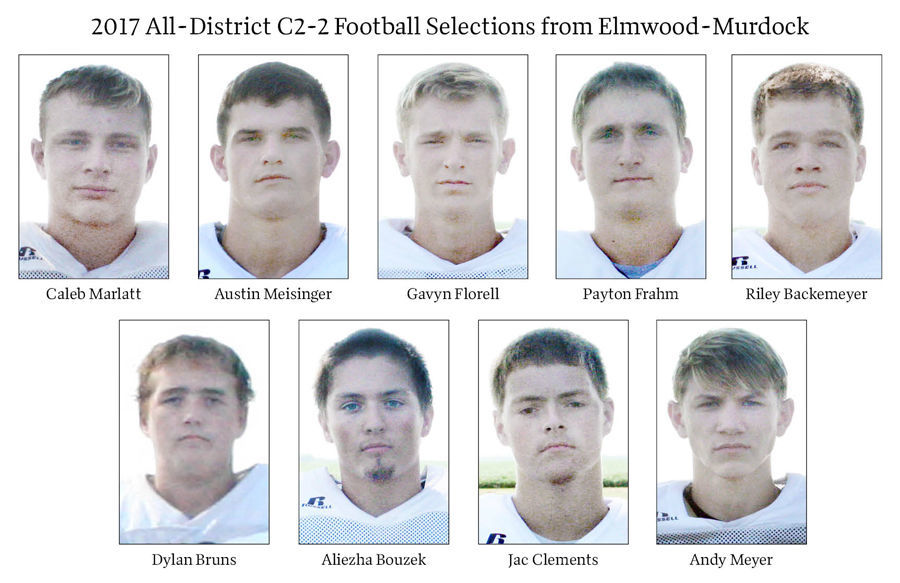 Elmwood-Murdock football players earn district honors