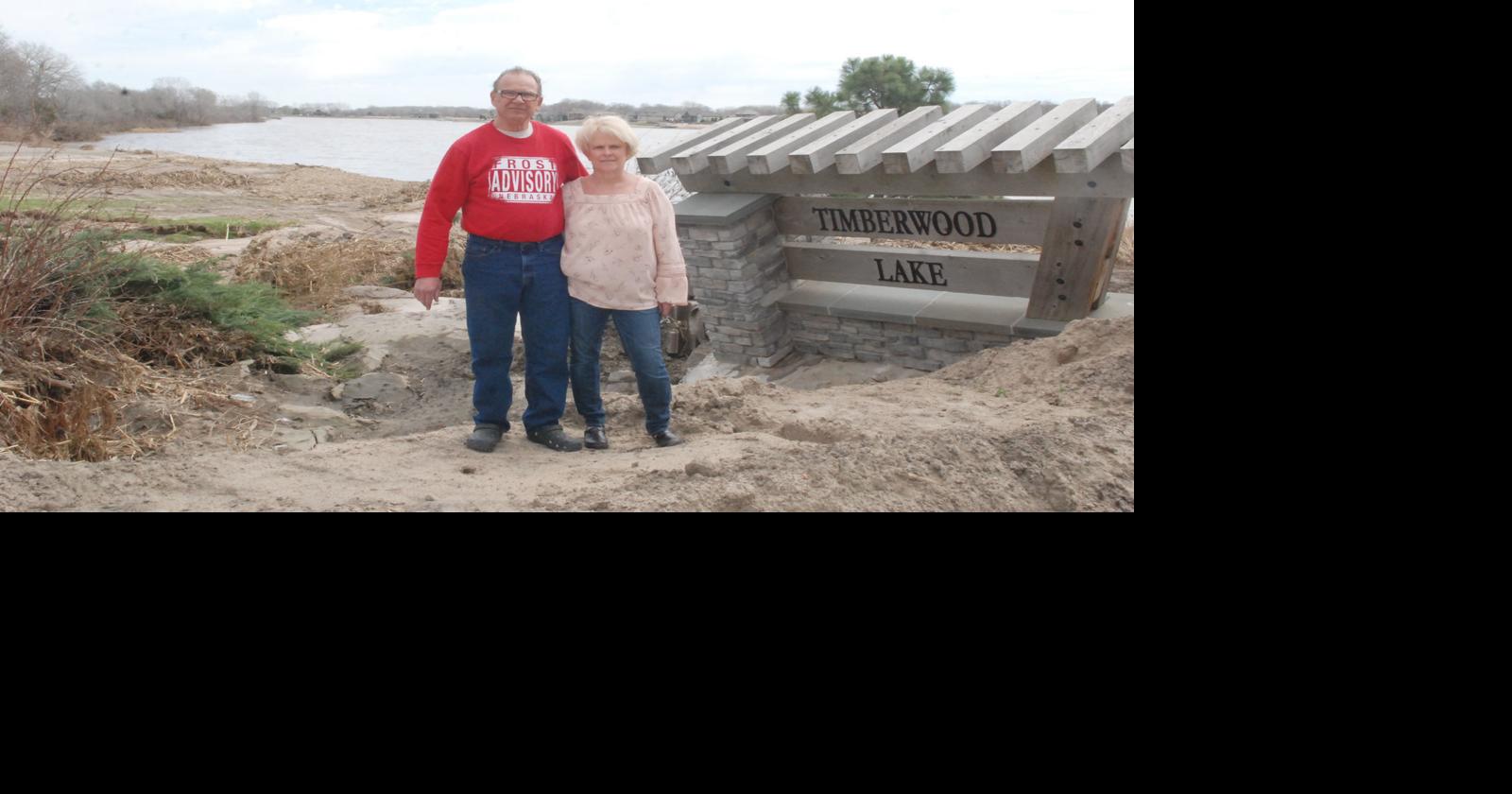 A rescue from Timberwood Lake subdivision
