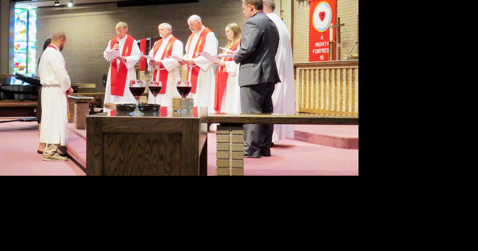 Recently ordained pastor loves his congregations