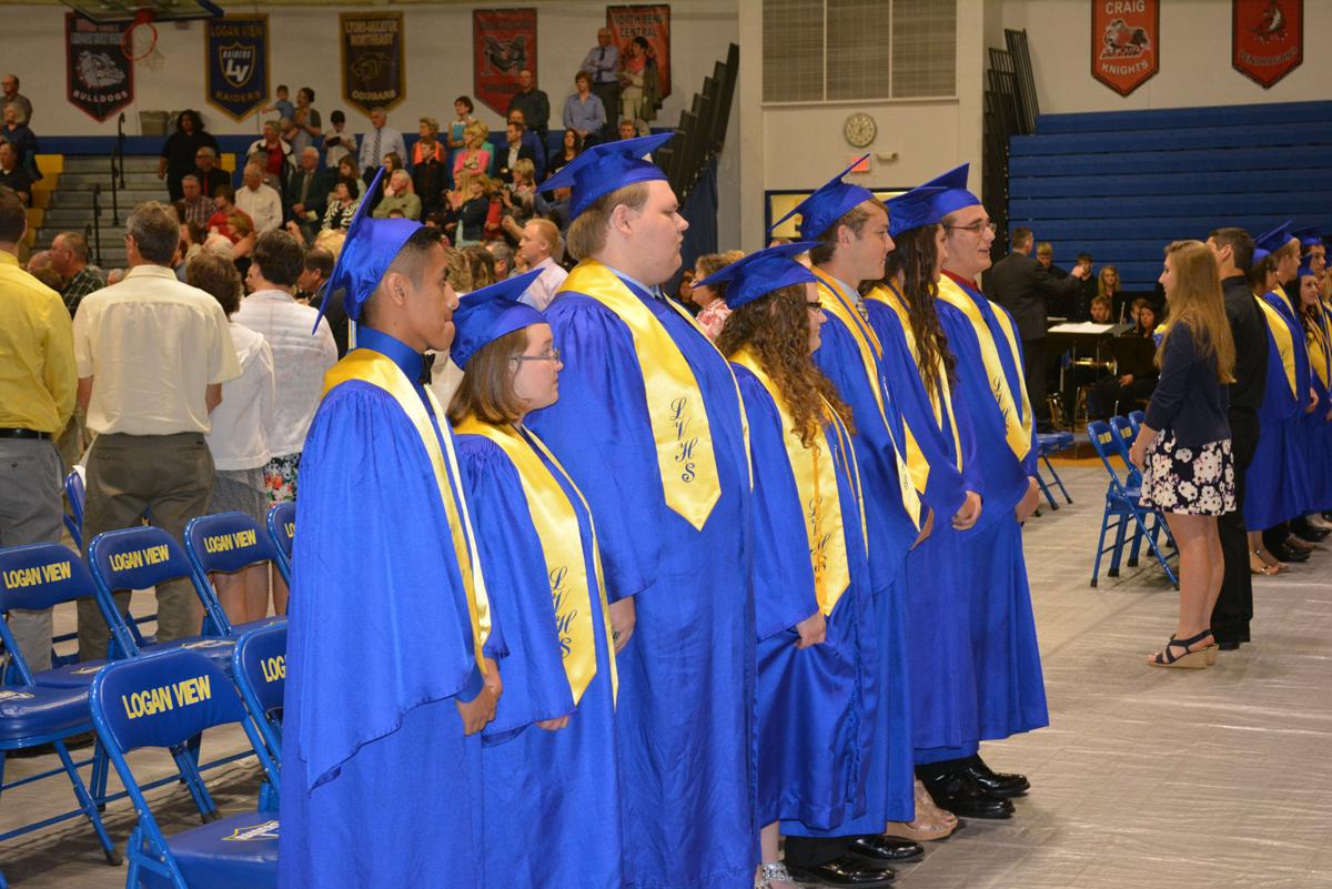 Logan View High School graduation