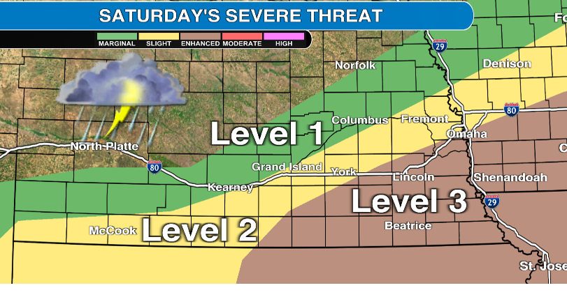 More severe weather possible in Nebraska Saturday and Sunday