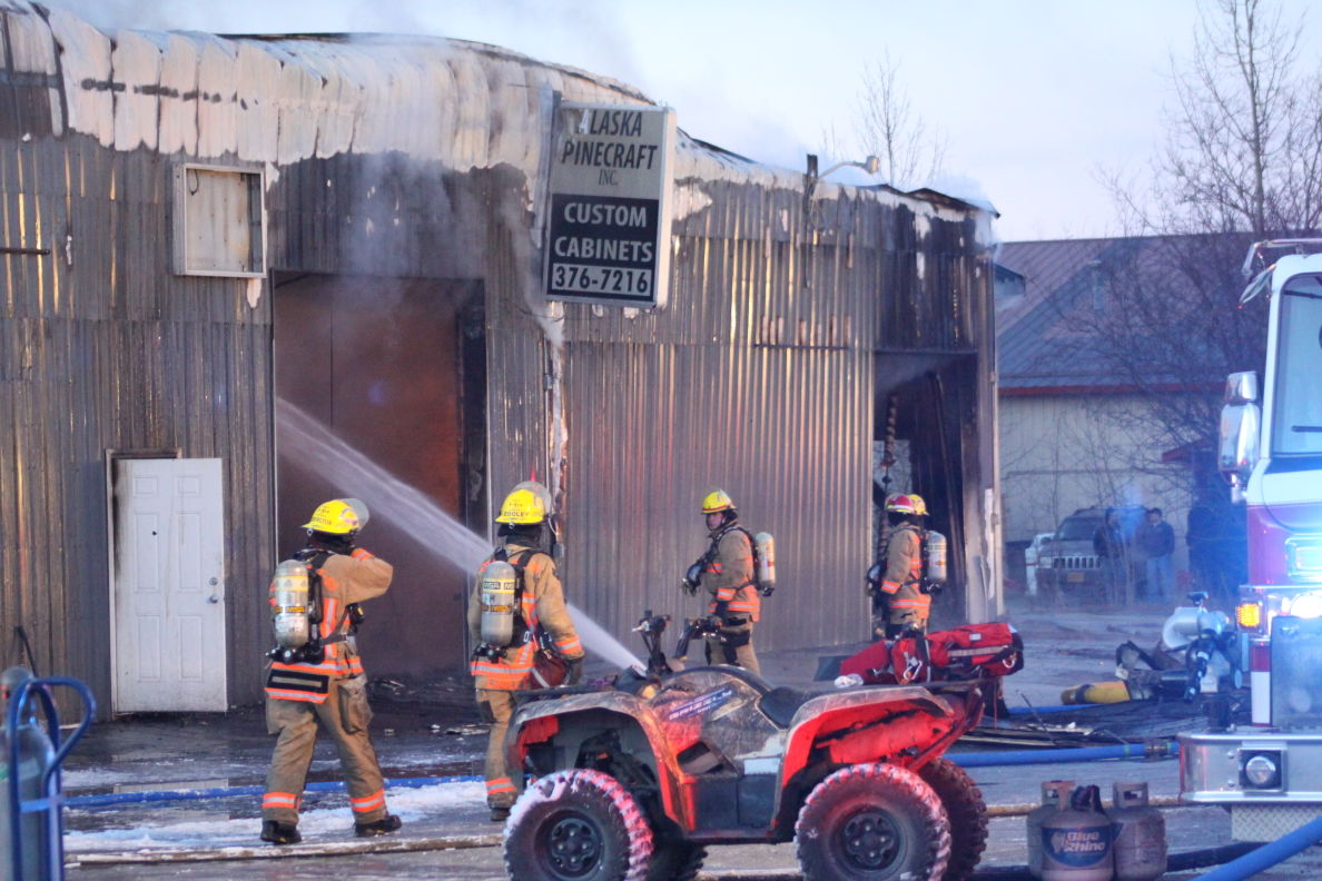 Fire consumes commercial building in Wasilla | Breaking News ...