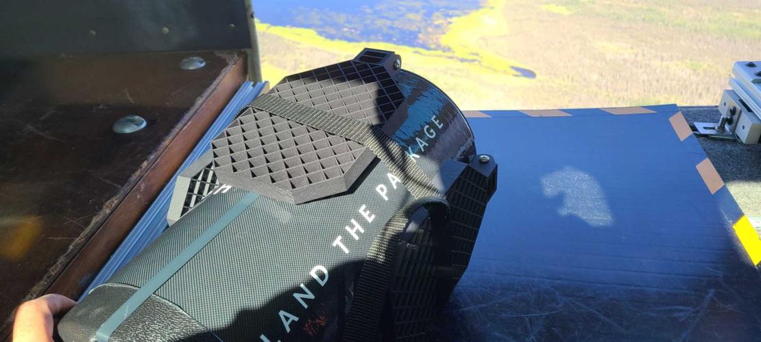 Precision airdrops shown to land small cargo pods at remote sites ...