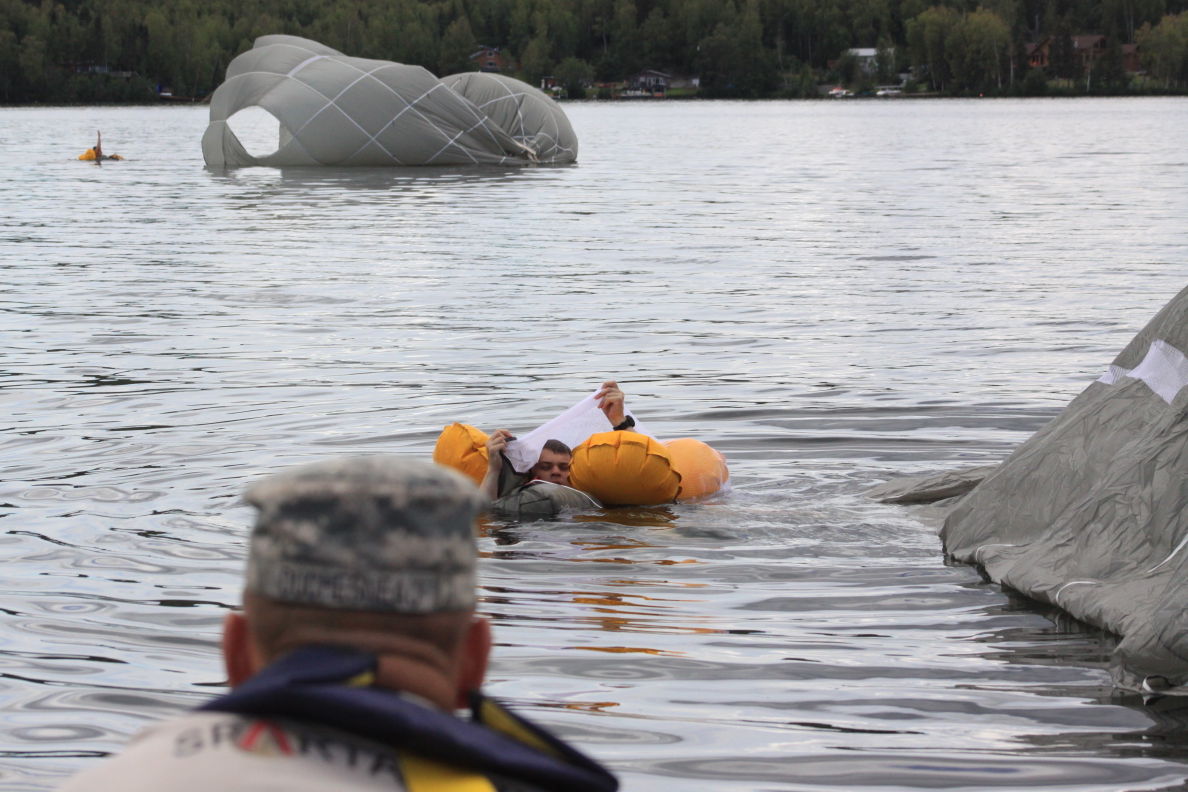 Water jump training in Big Lake | Featured | frontiersman.com