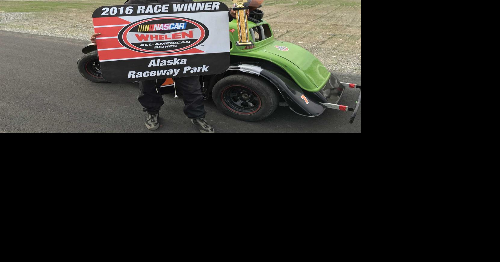 Mackey surprises fans, competes on Alaska Raceway Park oval track ...