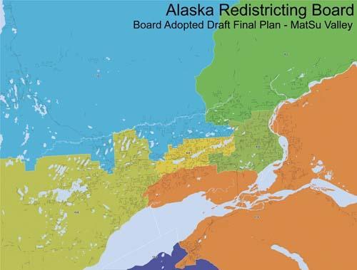 Redistricting board plan has big changes in mind for Mat-Su area ...
