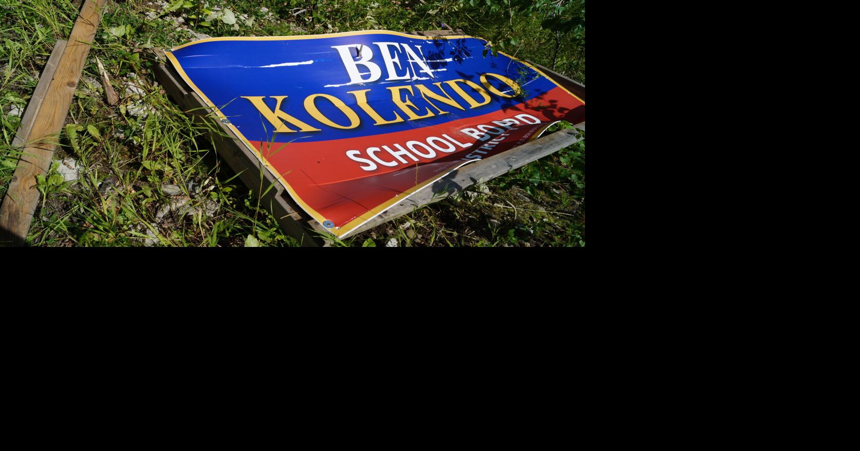 Campaign sign vandalized less than a day after being placed | Local ...