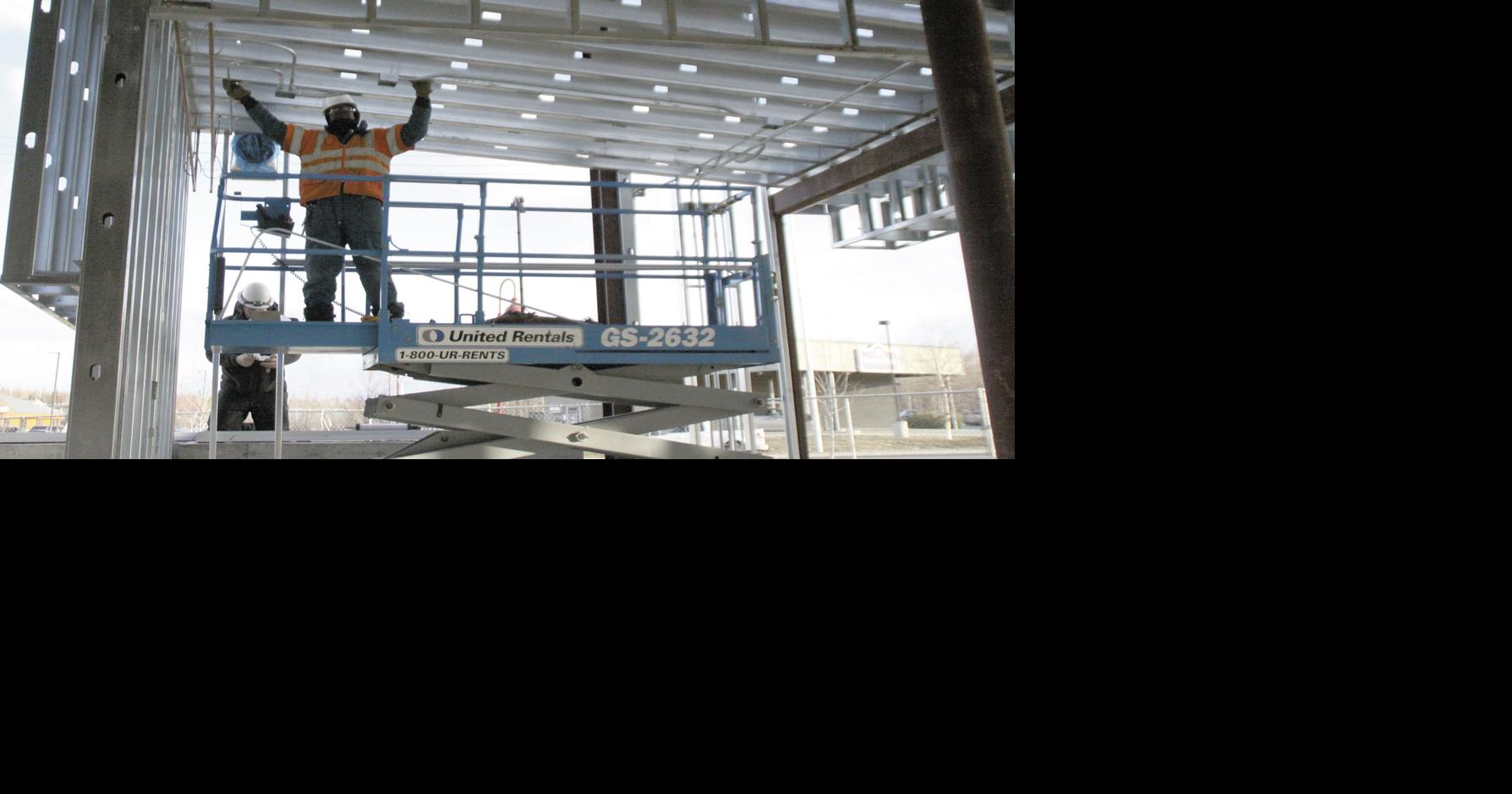 New Wasilla Library building taking shape | Local News | frontiersman.com