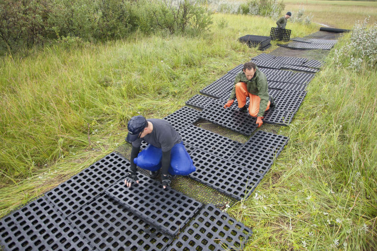 Cottonwood CreeK Trail Head Geoblock Installation | Featured ...