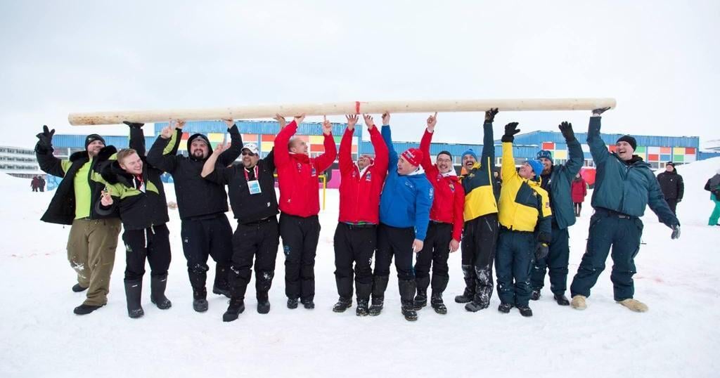 Team Alaska on their way to compete in the Wood Buffalo 2023 Arctic ...