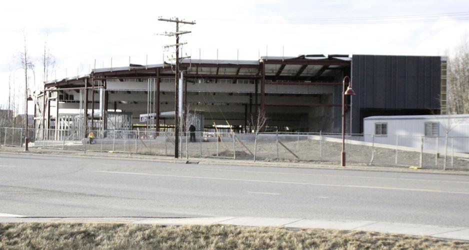 New Wasilla Library building taking shape | Local News | frontiersman.com