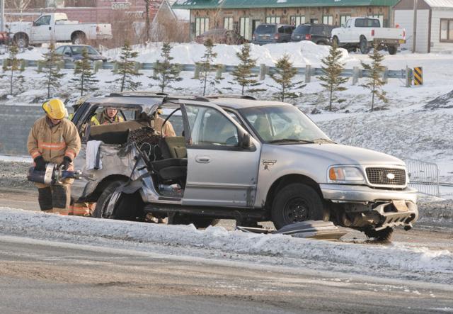 Passenger flown to hospital from downtown Wasilla crash | Local News ...