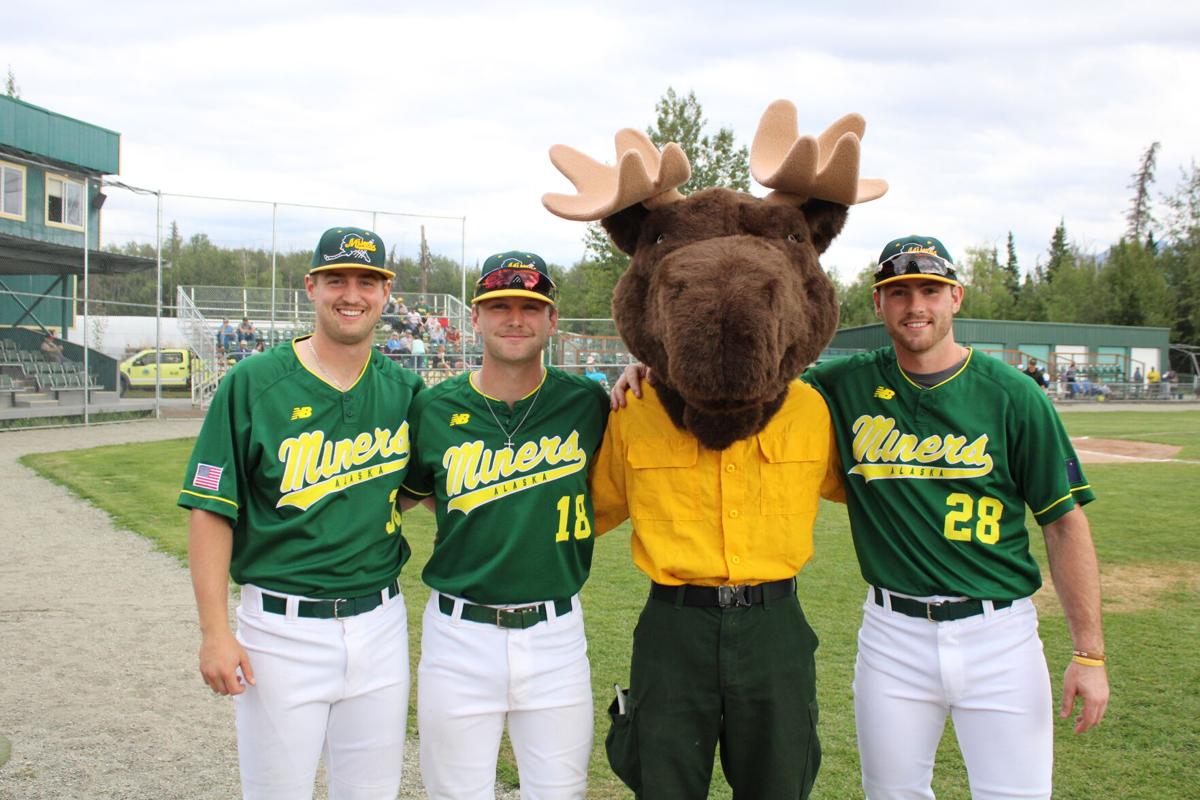 Forestry mascot Spruce Moose throws out first pitch | Local News ...