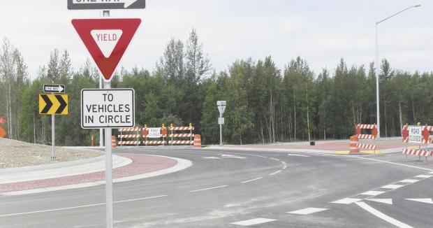Second Trunk Road roundabout opens | Local News | frontiersman.com