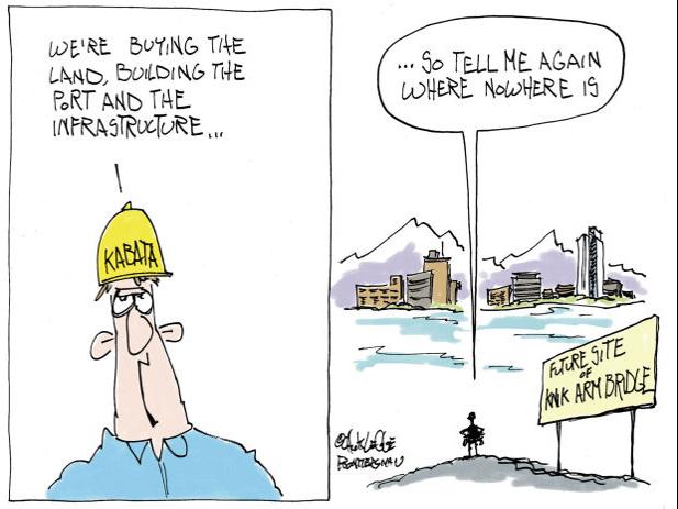 Bridge to Nowhere | Cartoons | frontiersman.com