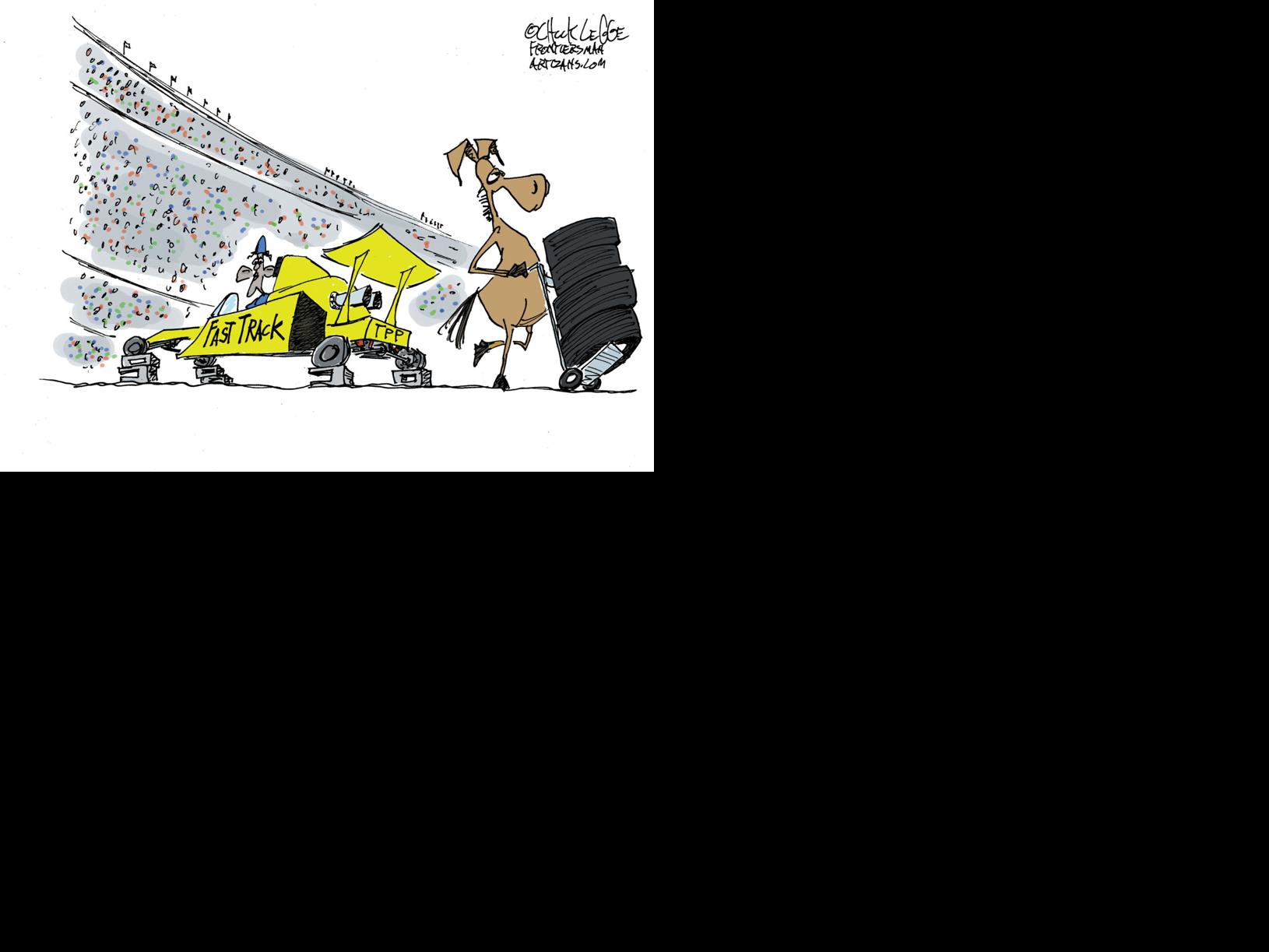 Fast Track | Cartoons | frontiersman.com