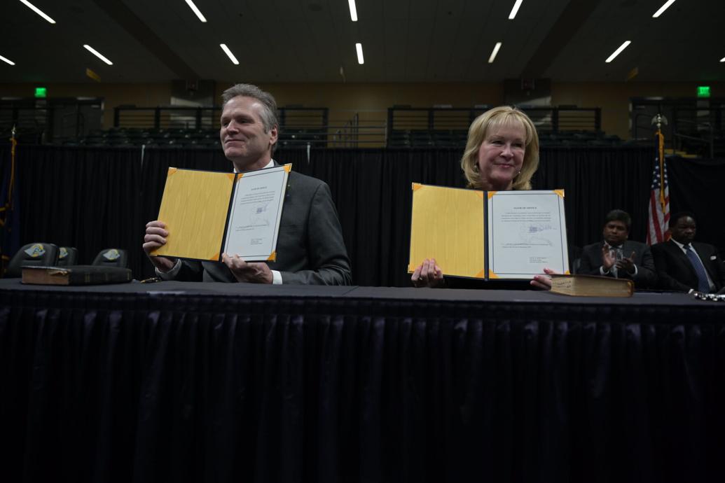 Dunleavy sworn in for second term | Local News | frontiersman.com