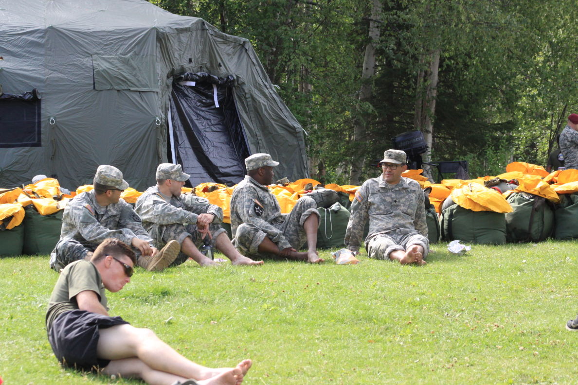 Water jump training in Big Lake | Featured | frontiersman.com