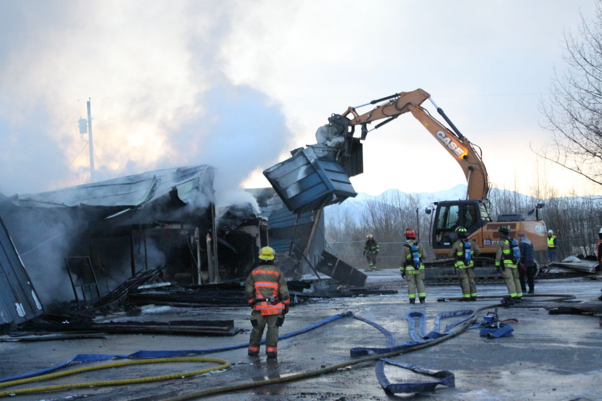 Fire consumes commercial building in Wasilla | Breaking News ...