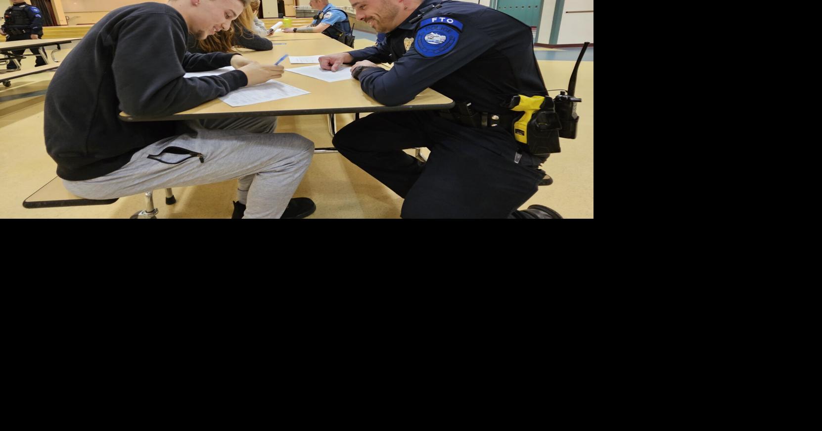 Local youth sign up for Mat-Su Law Enforcement Explorers program during ...