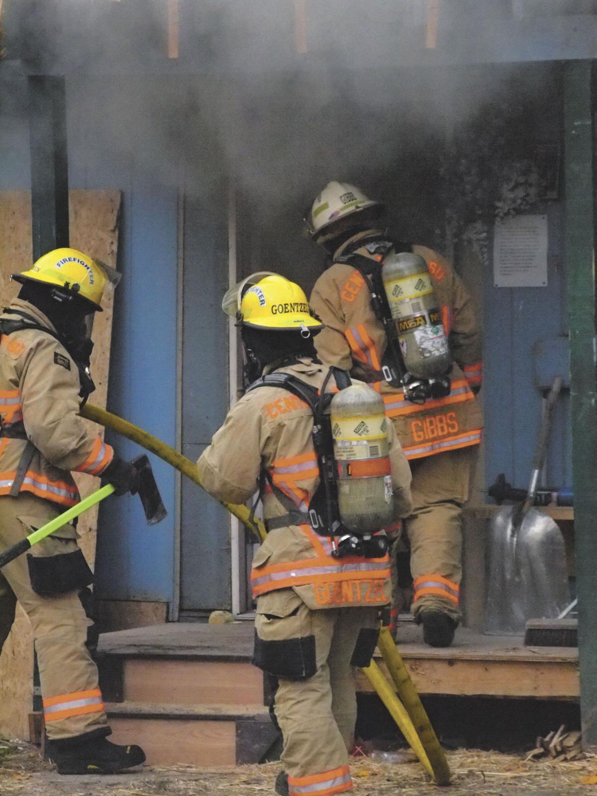 Firefighters light blaze for training | Local News Stories ...
