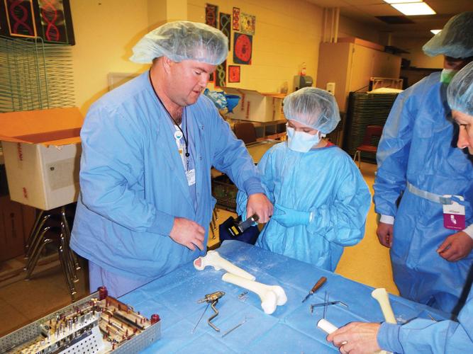 Classroom transformed into mock operating room | Schools | frontiersman.com