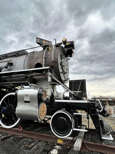 All aboard! Engine 557 restoration hits milestone as it is pinned to ...