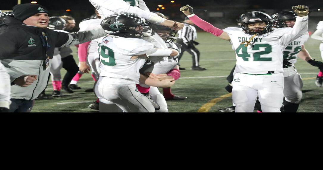 Knights reign: Colony wins first football state title in school history ...