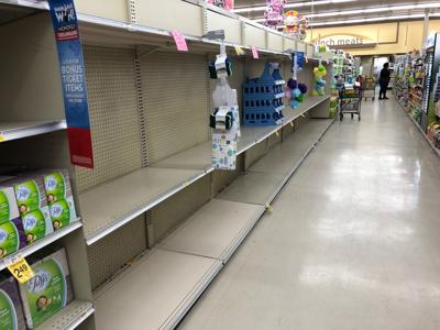 Local stores running out of toilet paper and other essential items ...