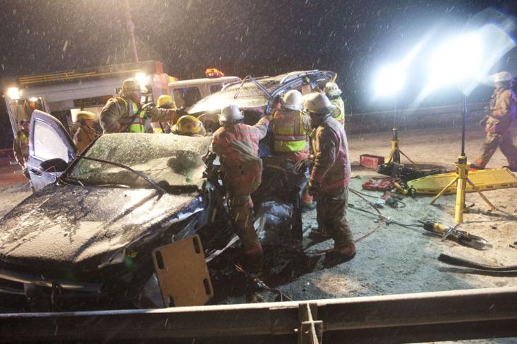 Photos:Accident on Parks sends three to hospital | Featured ...