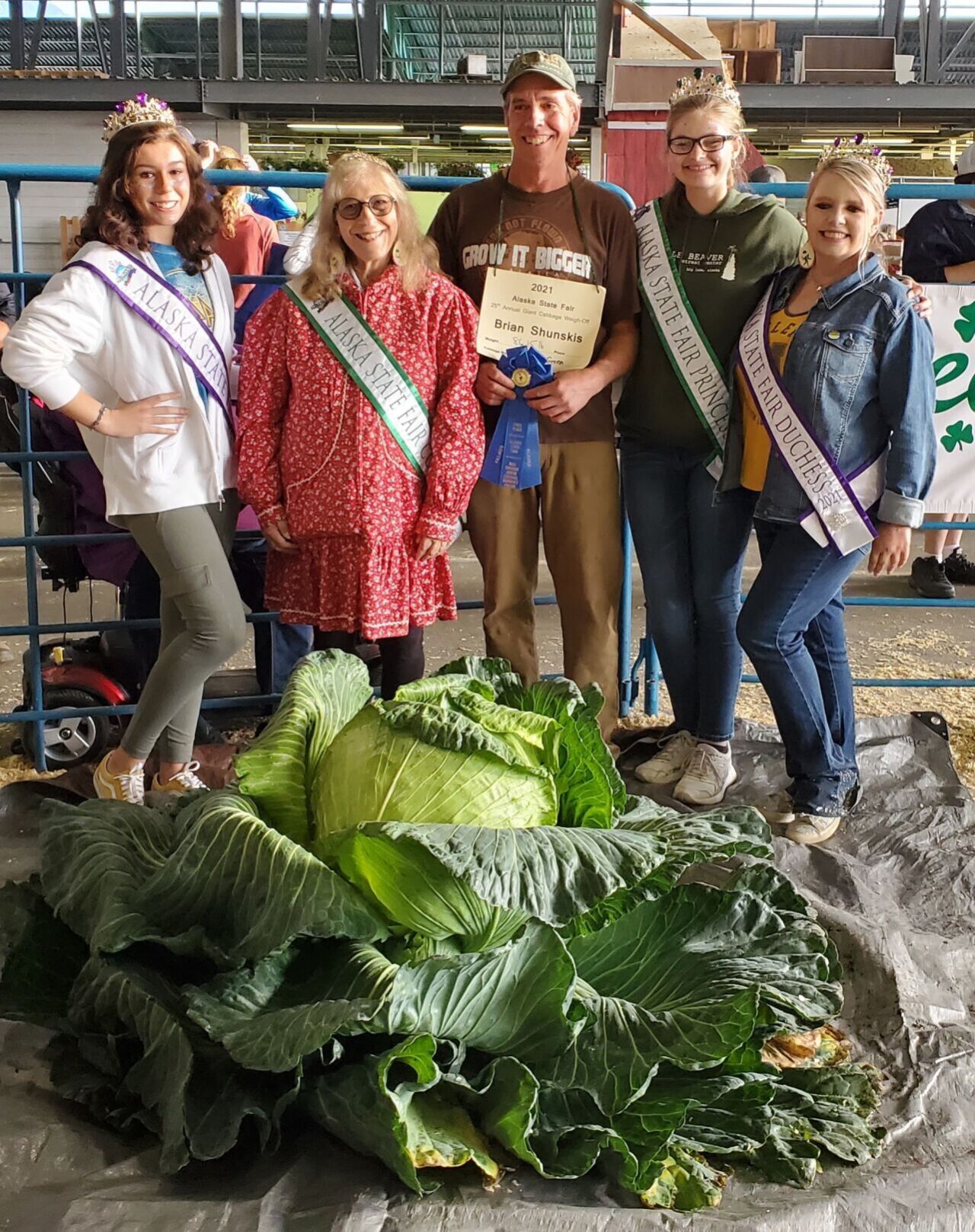 Salcha man wins Alaska State Fair Giant Cabbage Weigh-Off | News ...