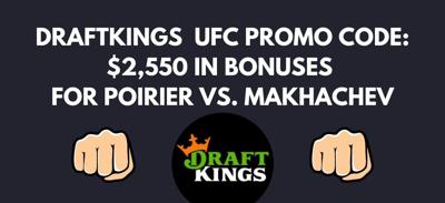 DraftKings UFC promo code: $2,550 for Poirier vs. Makhachev