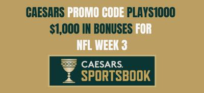 Caesars Sportsbook promo code PLAYS1000: Get $1,000 for NFL