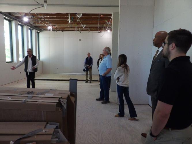 City Officials see new GISD Admin Building Updates | Gallery ...