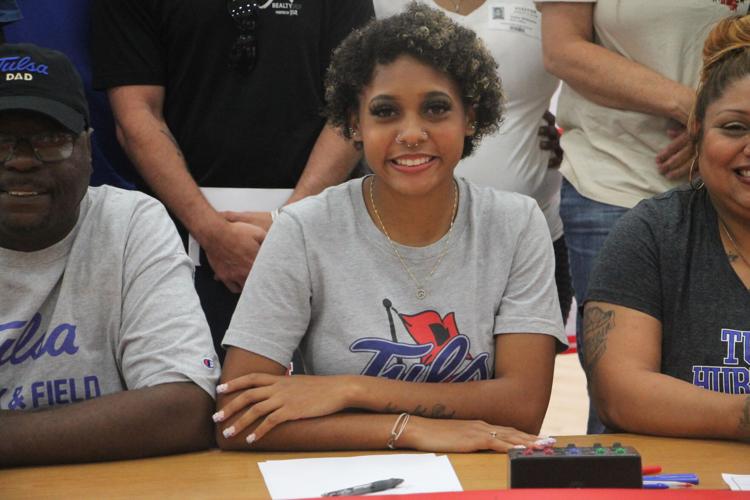 Five GHS athletes sign with colleges; White off to Tulsa on track ...