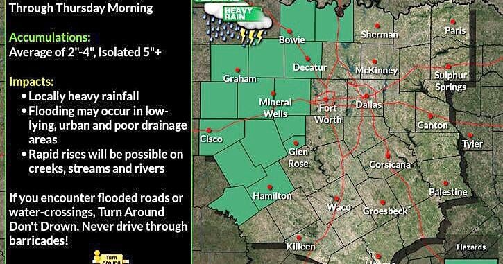 Heavy storms, flooding possible across Cooke County | Don't Miss This ...
