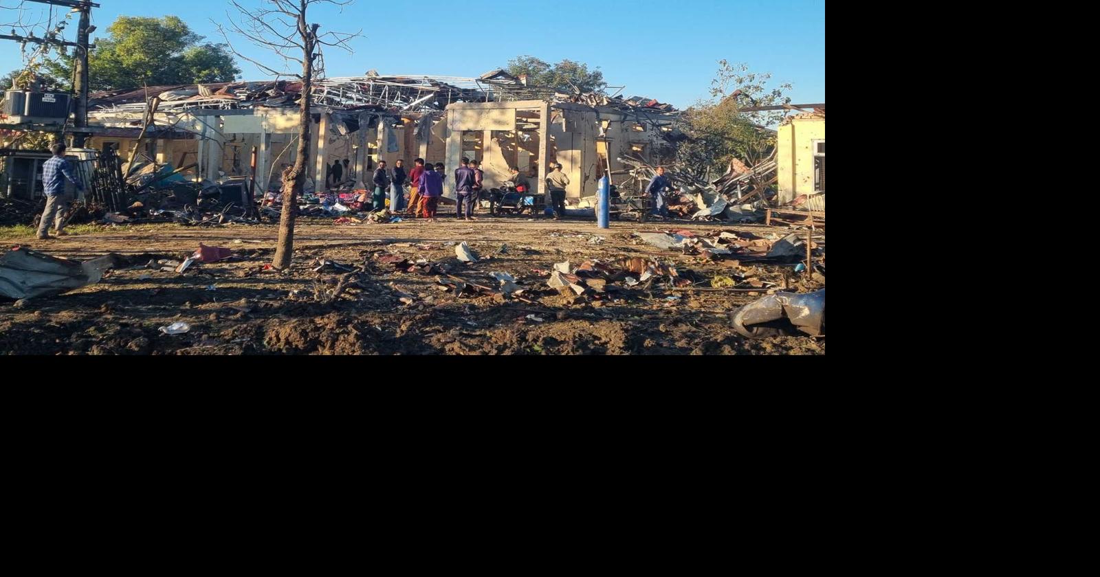 Myanmar military claims armed opposition groups used hospital hit by ...