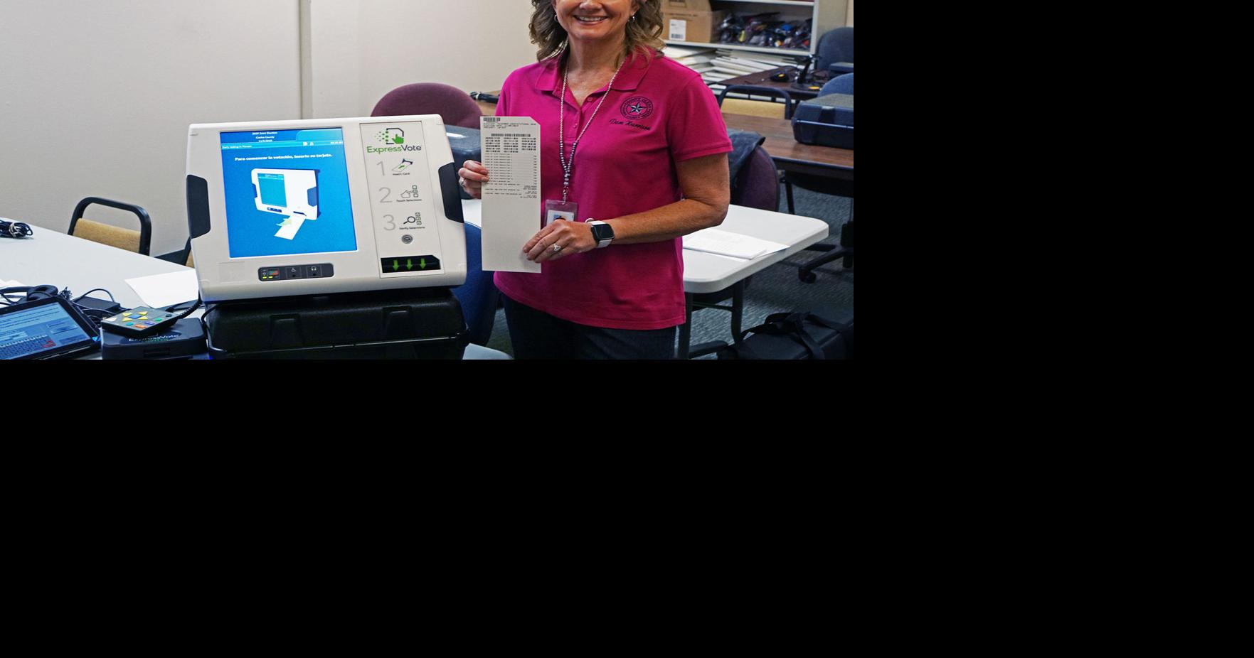 Rolling out new polling machines: Early voting begins Monday | Local ...