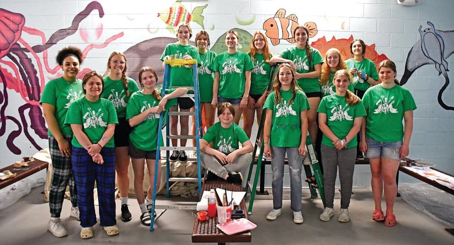 Students help create new Galena pool murals | Local News ...