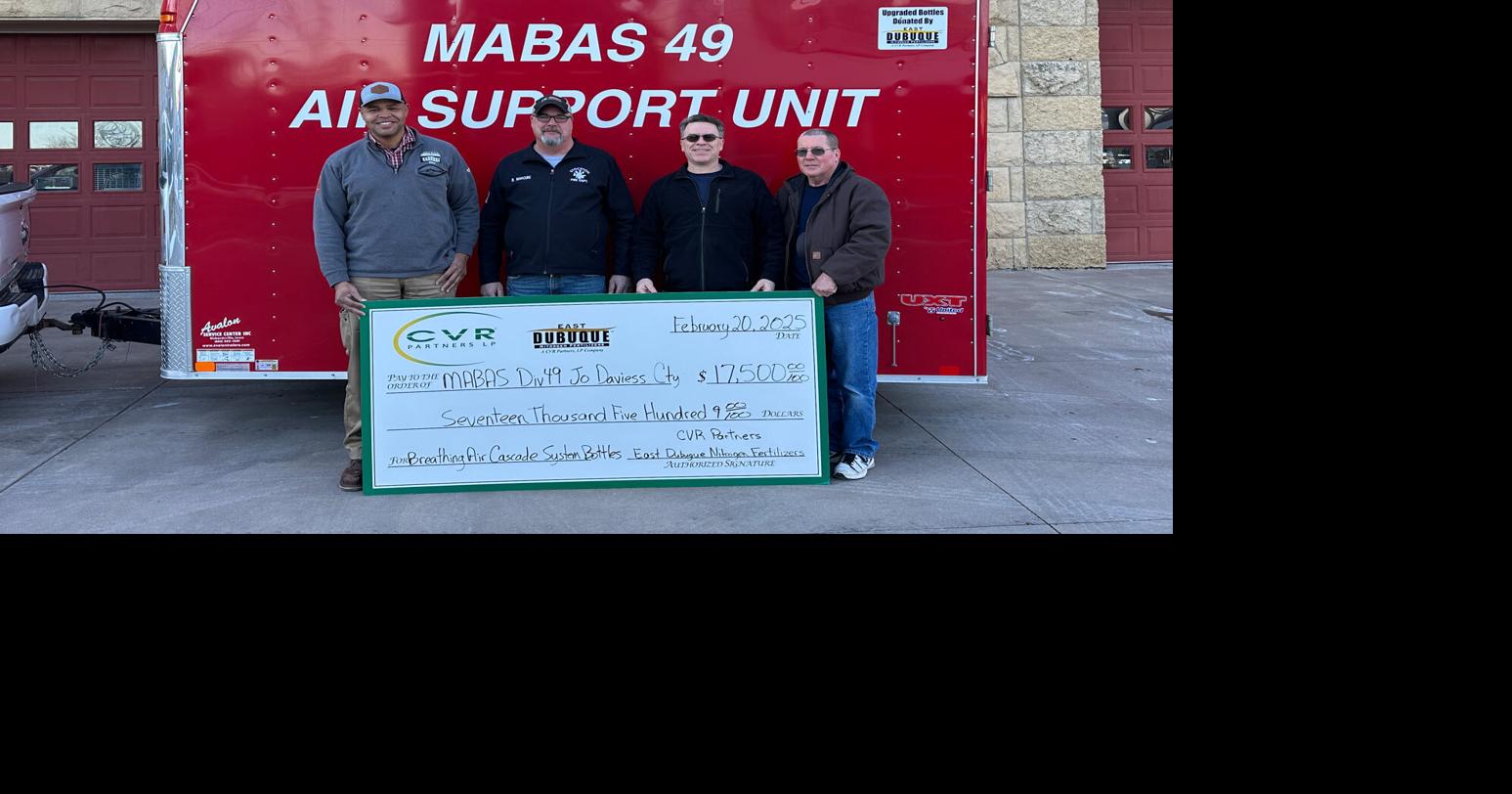 MABAS receives a significant donation | Oil | galenagazette.com