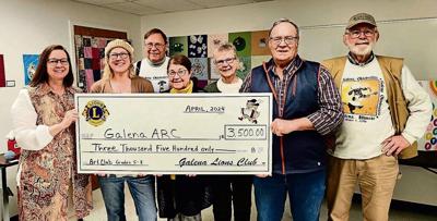 The Galena Lions Club recently donated $3,500 to the Galena ARC | Local ...