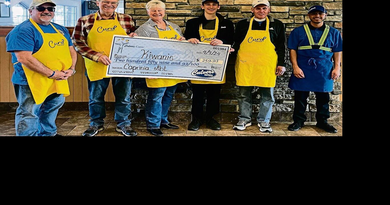 Culvers hosted the Galena Kiwanis for its share night on April 9 ...